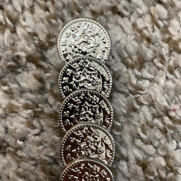 Accessories | Vintage Silver Coin Belt | Poshmark